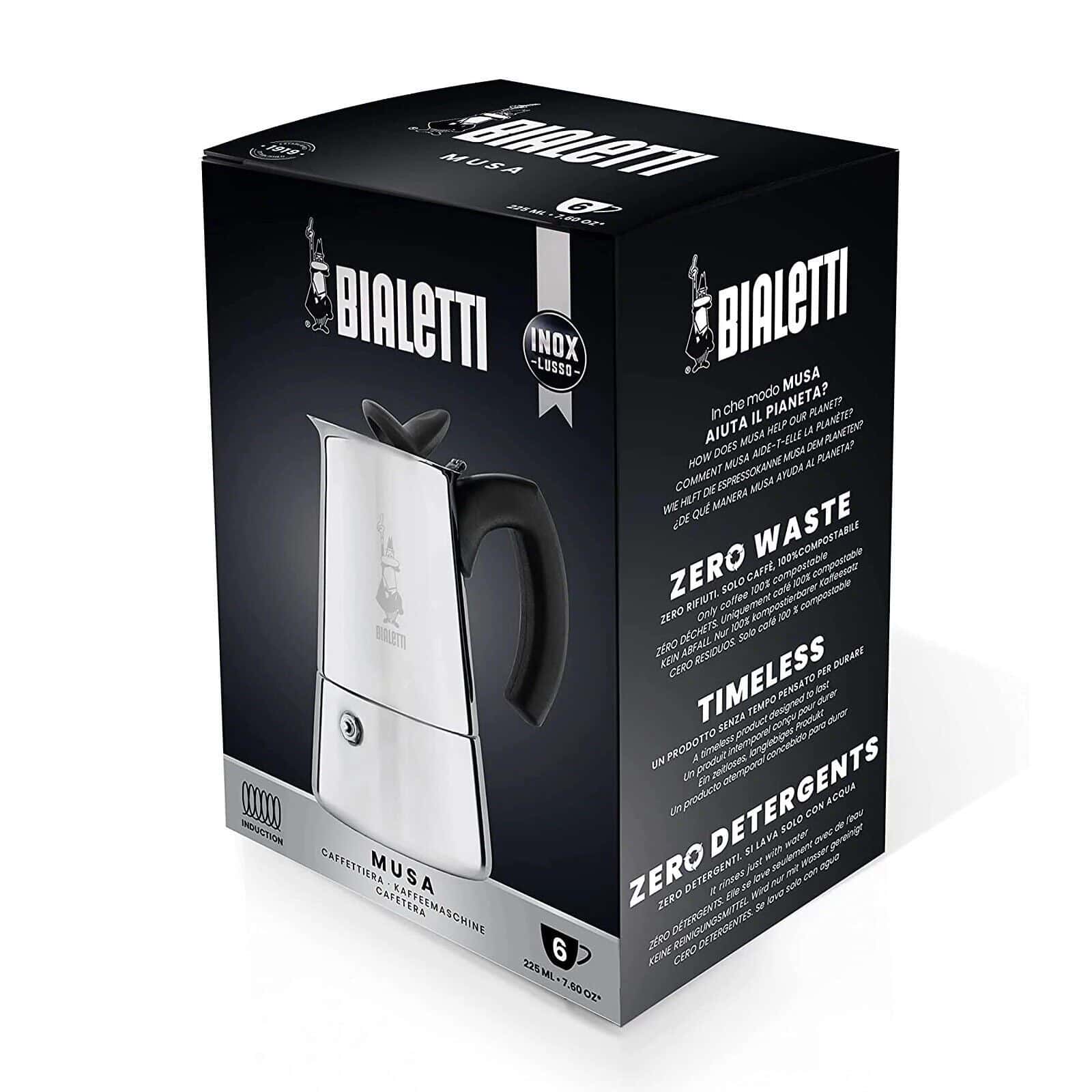COFFEE MAKER ESP. MUSA STAINLESS 6 CUPS – Aliments Merci!