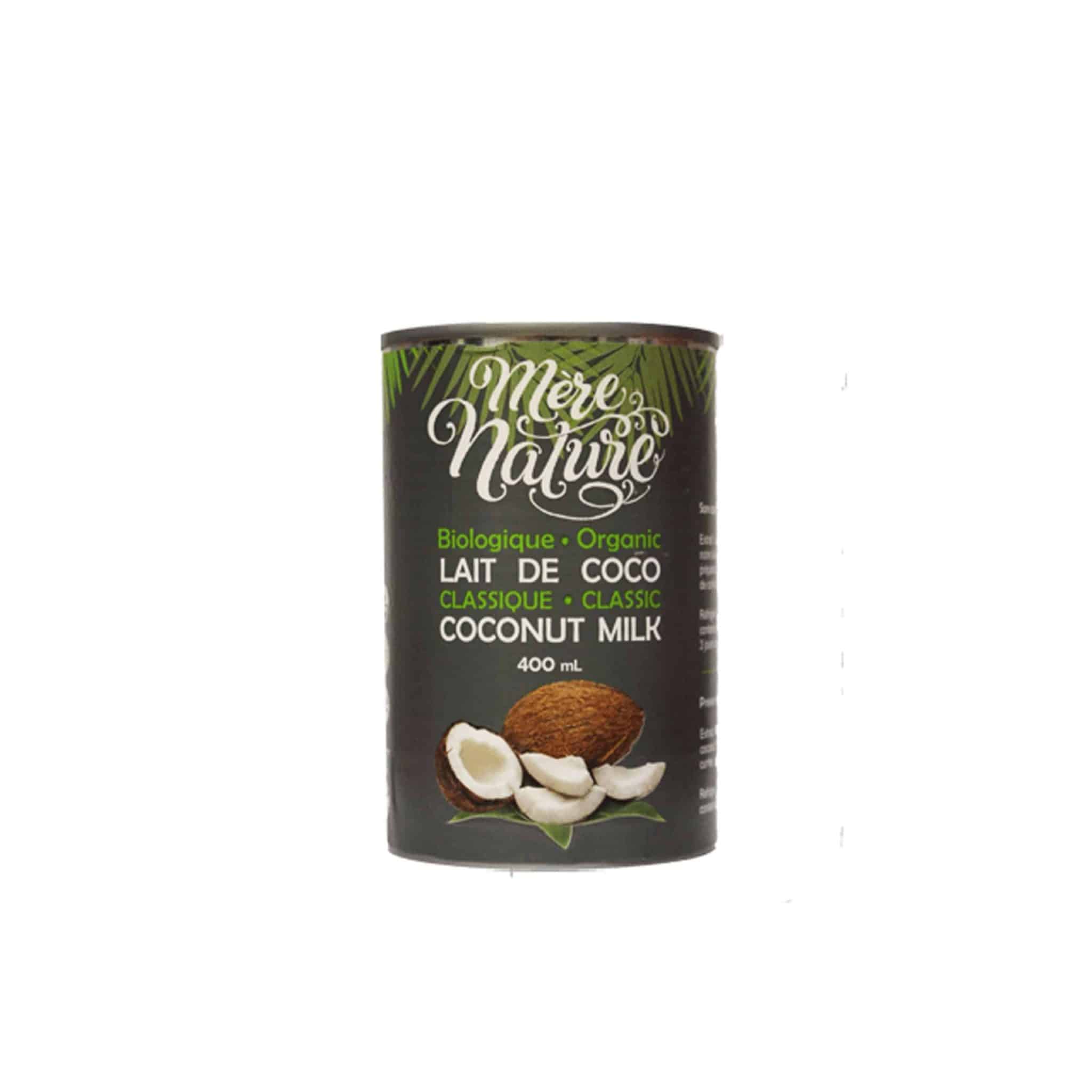 Lait de Coco Classique Biologique (MÈRE NATURE) – Aliments Merci!