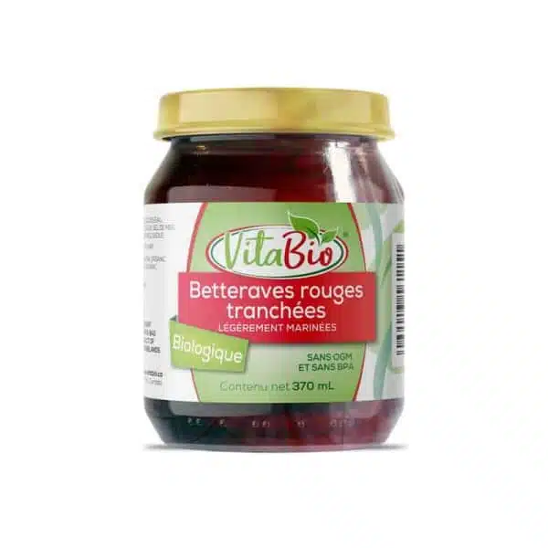 Betteraves Rouges Tranchées Biologiques (VITABIO) | Aliments Merci!