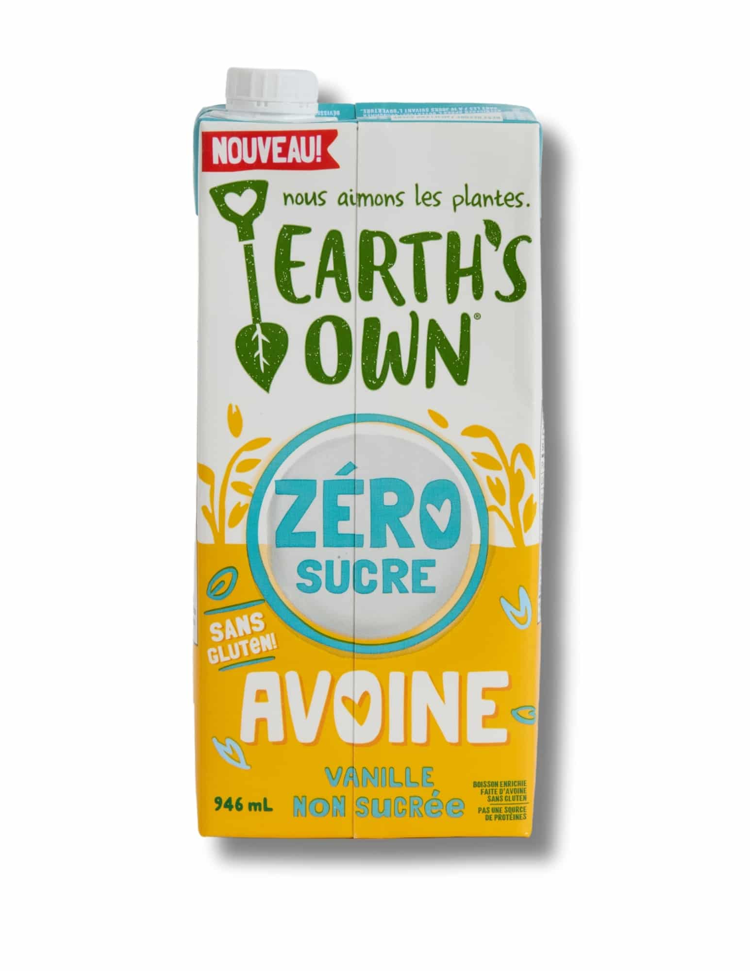Boisson d’Avoine Originale Zéro Sucre (EARTH’S OWN) – Aliments Merci!