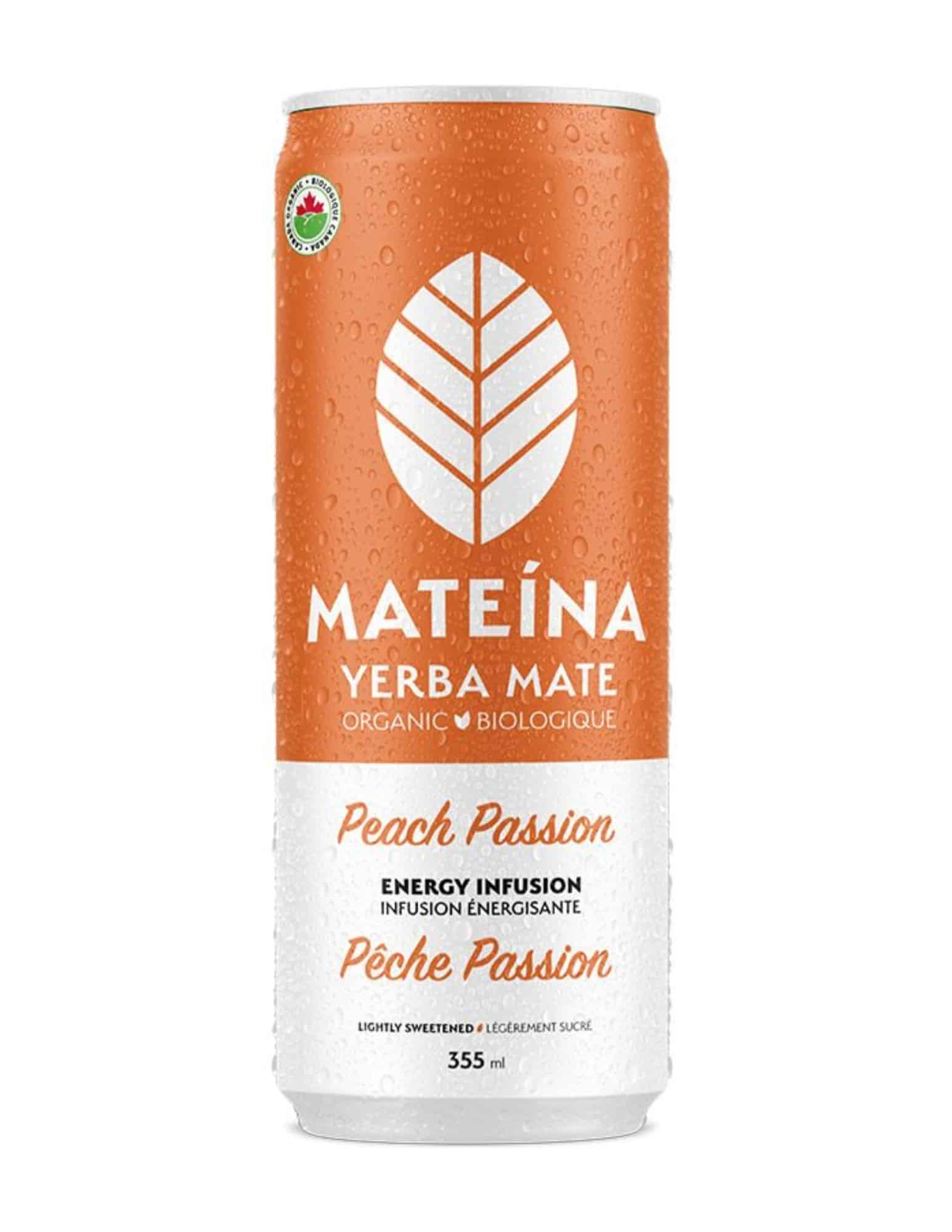 Yerba Maté Pêche & Passion Biologique (MATEINA) | Aliments Merci!