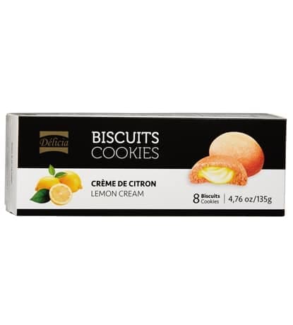 Biscuits Farci avec Crème au Citron (DÉLICIA) | Aliments Merci!